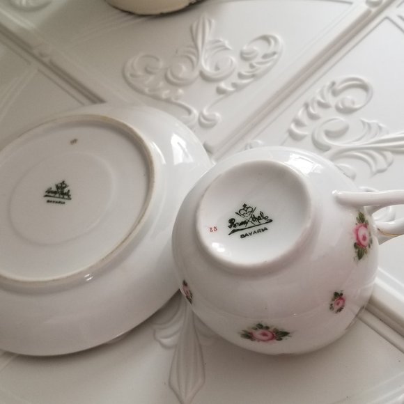 BAVARIA ROSENTHAL TEA CUP SET | Dining | Bavaria Rosenthal Pink Roses ...